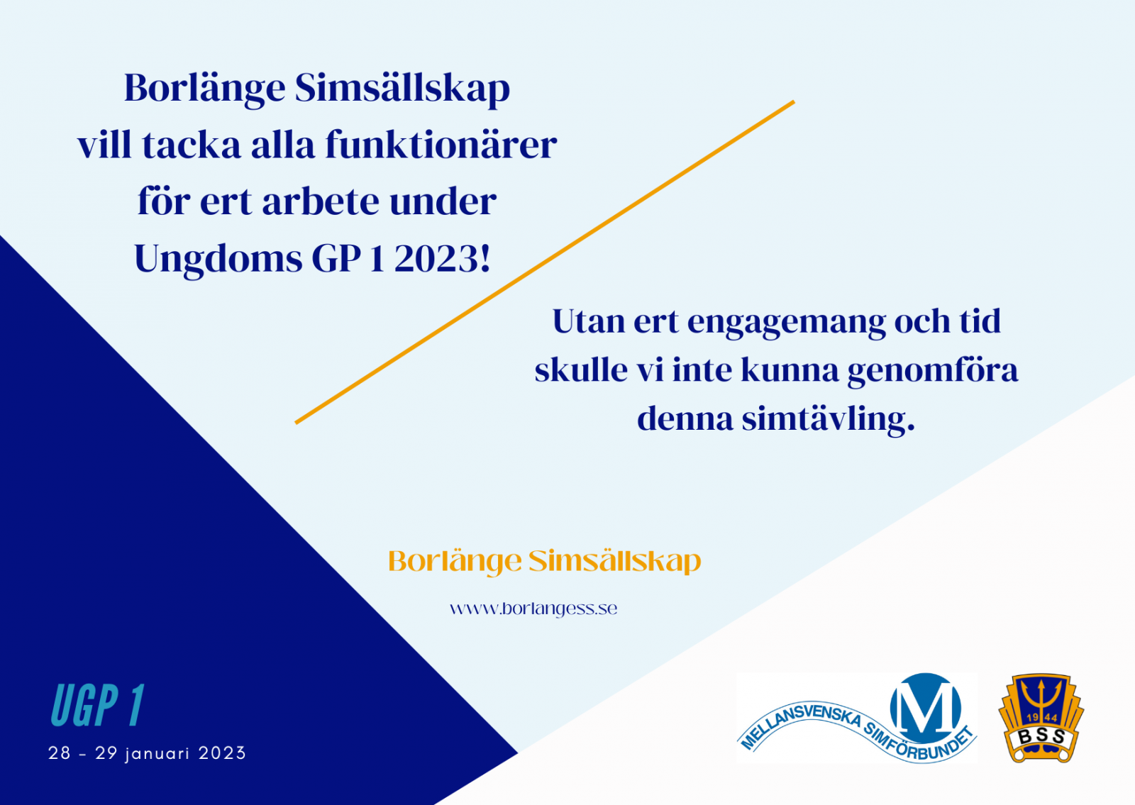 Ett stort tack för hjälpen!